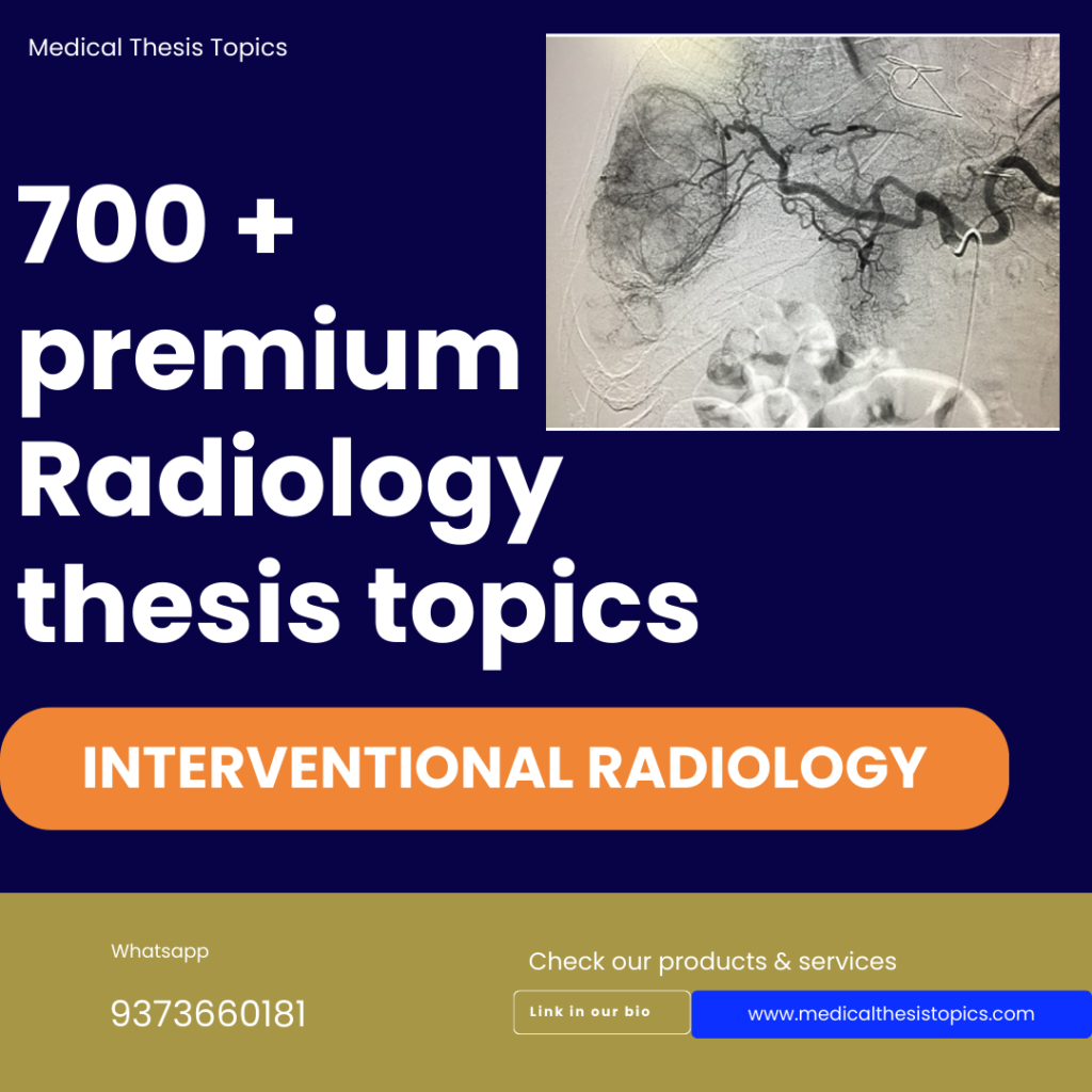 Obstetric USG thesis topics for MD/DNB radiology
